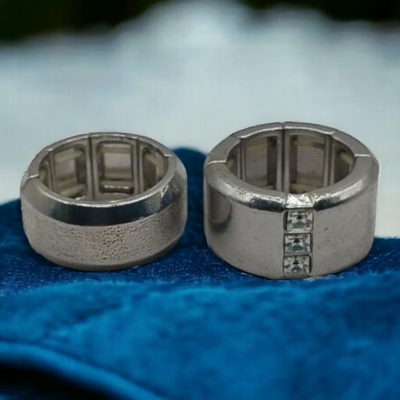 Other | Paparazzi Mens Silver Tone Expandable Rings | Poshmark
